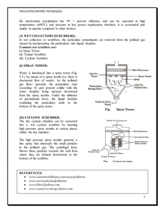 Pollution Control Techniques | PDF