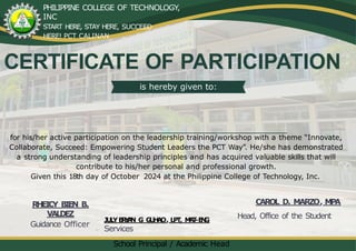 PCT-CERTIFICATE OF RECOGNITION SAMPLES-5.pptx