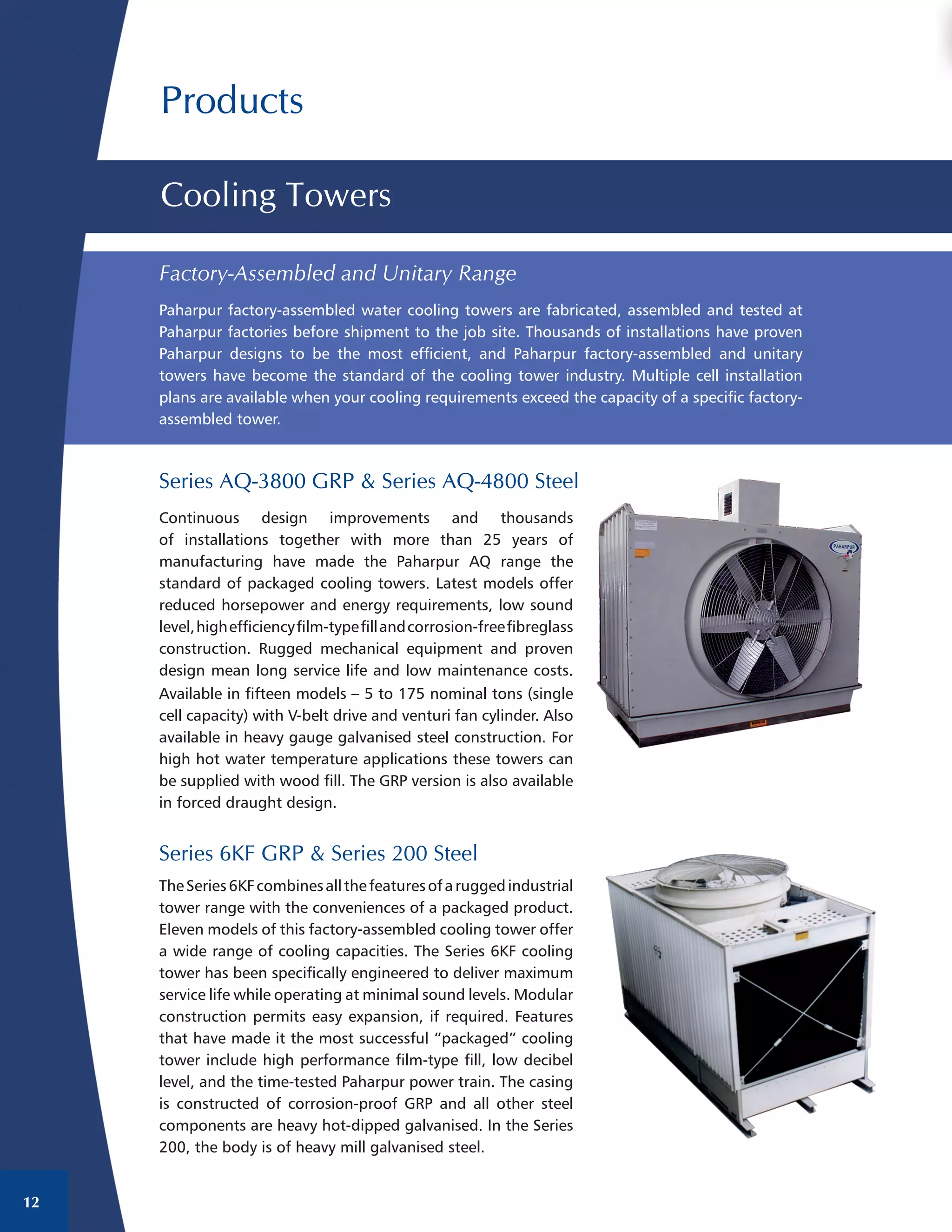 Paharpur Cooling Towers Ltd corporate brochure 2018 | PDF