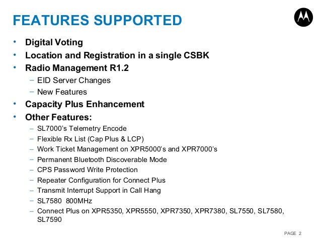 Mototrbo cps excel - servicesvvti