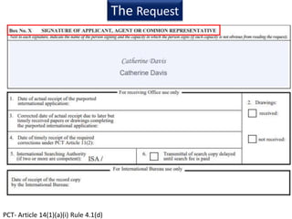 Patent Cooperation Treaty (PCT) drafting | PPTX