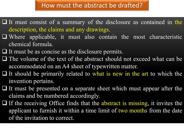 Patent Cooperation Treaty (PCT) drafting | PPTX
