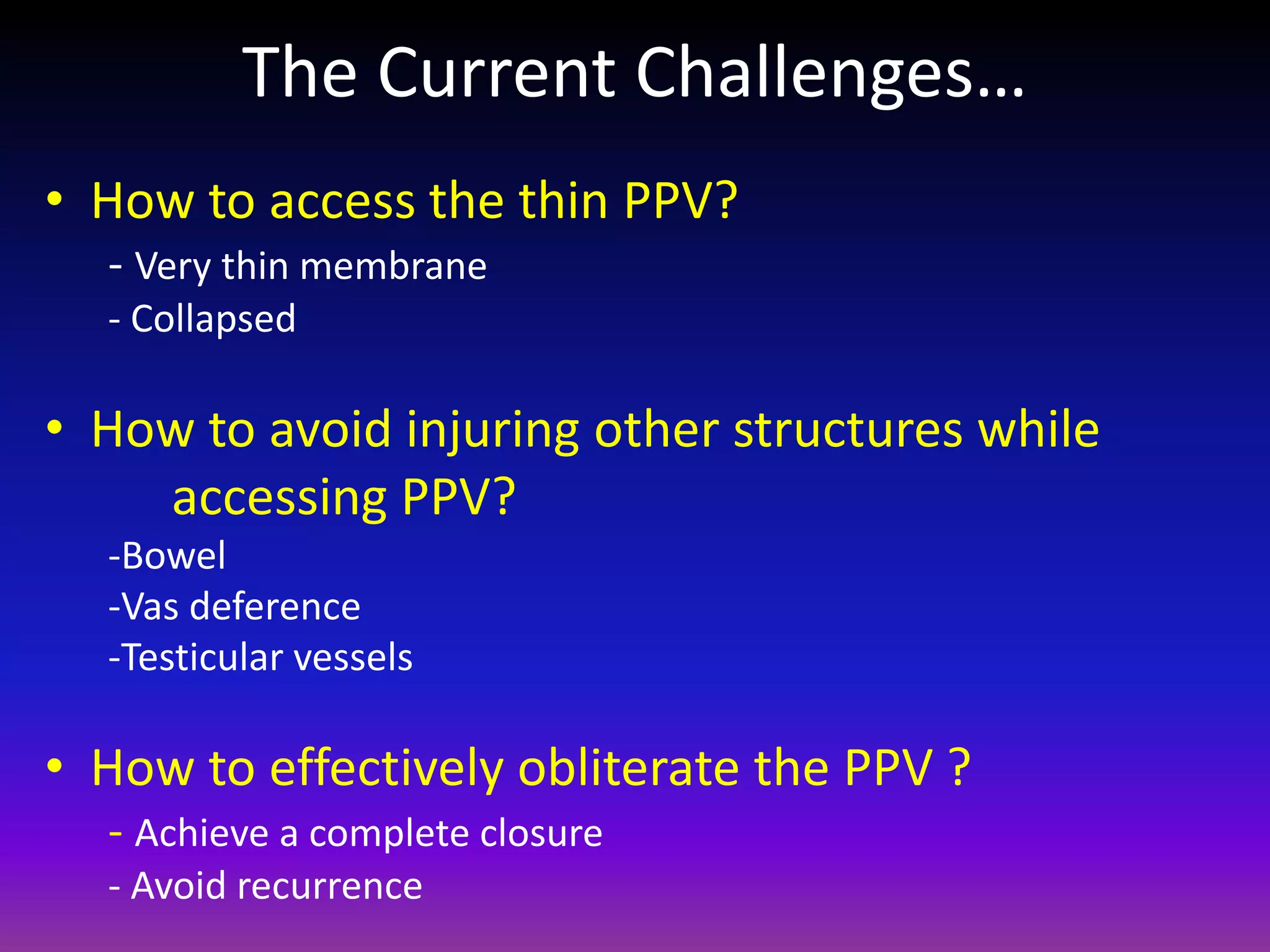 Percutaneous Oblitration ofpatent process vaginalis : a rat model for ...