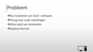 Pc tools probleem | PPTX