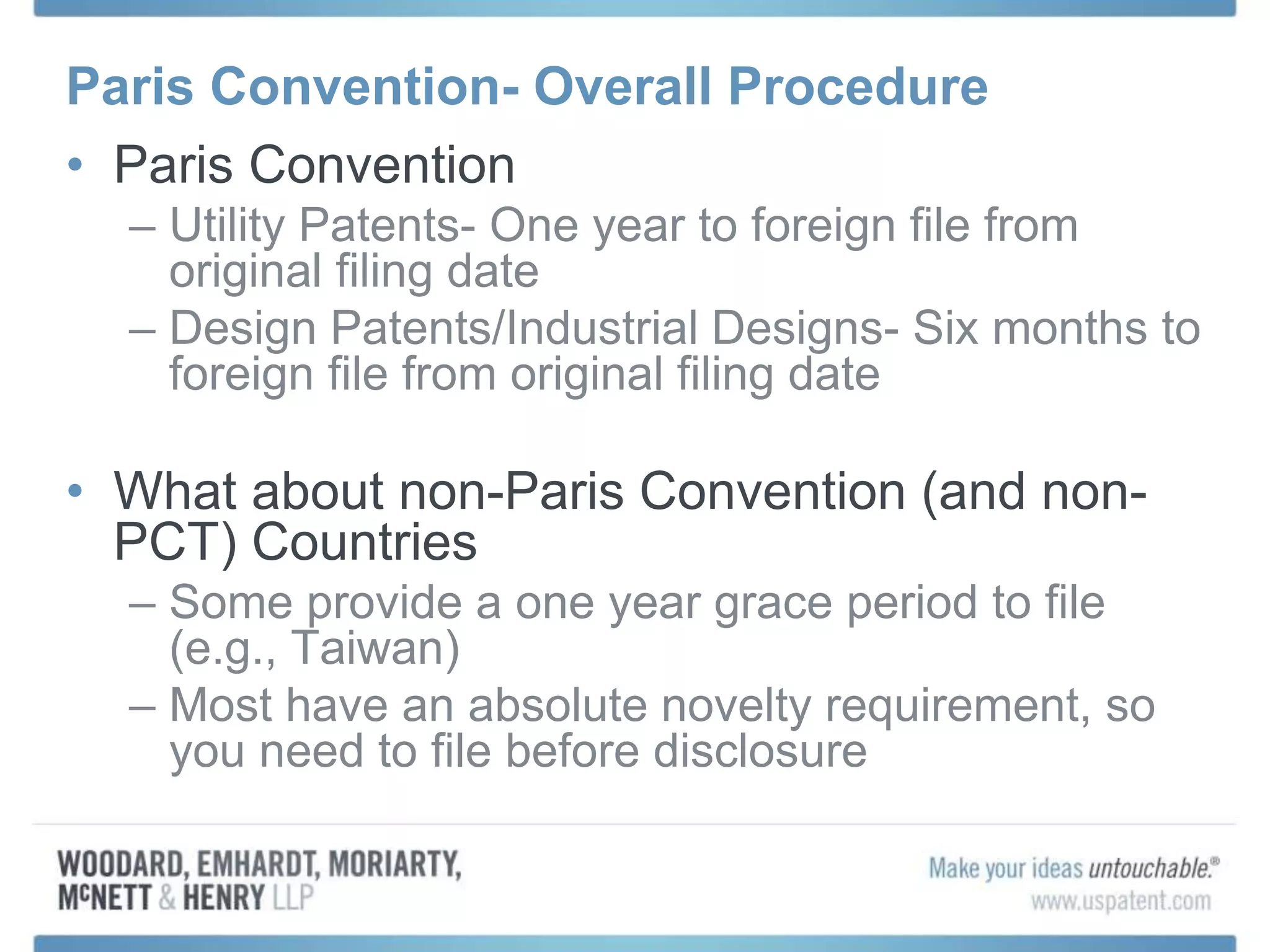 Patent Cooperation Treaty (PCT)- Practice Overview | PPTX