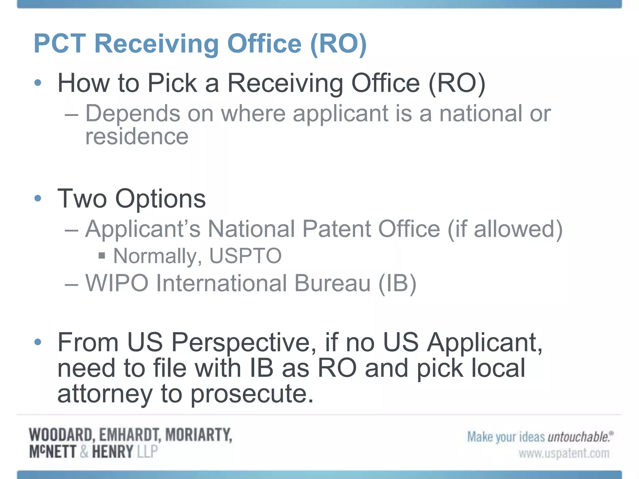 Patent Cooperation Treaty (PCT)- Practice Overview | PPTX