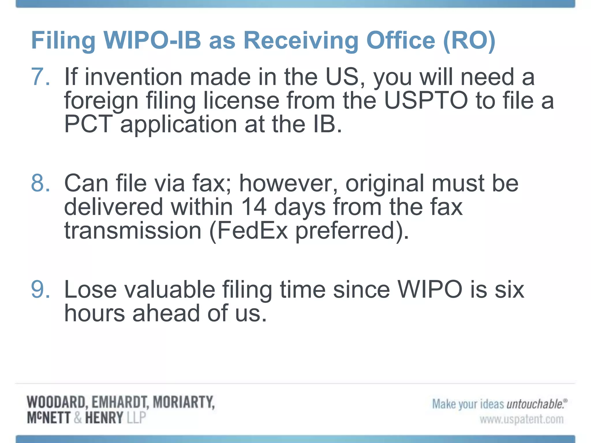 Patent Cooperation Treaty (PCT)- Practice Overview | PPTX