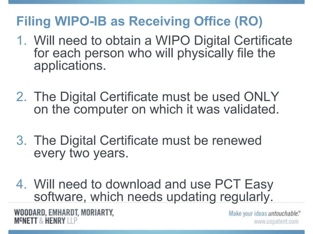 Patent Cooperation Treaty (PCT)- Practice Overview | PPTX | Office ...