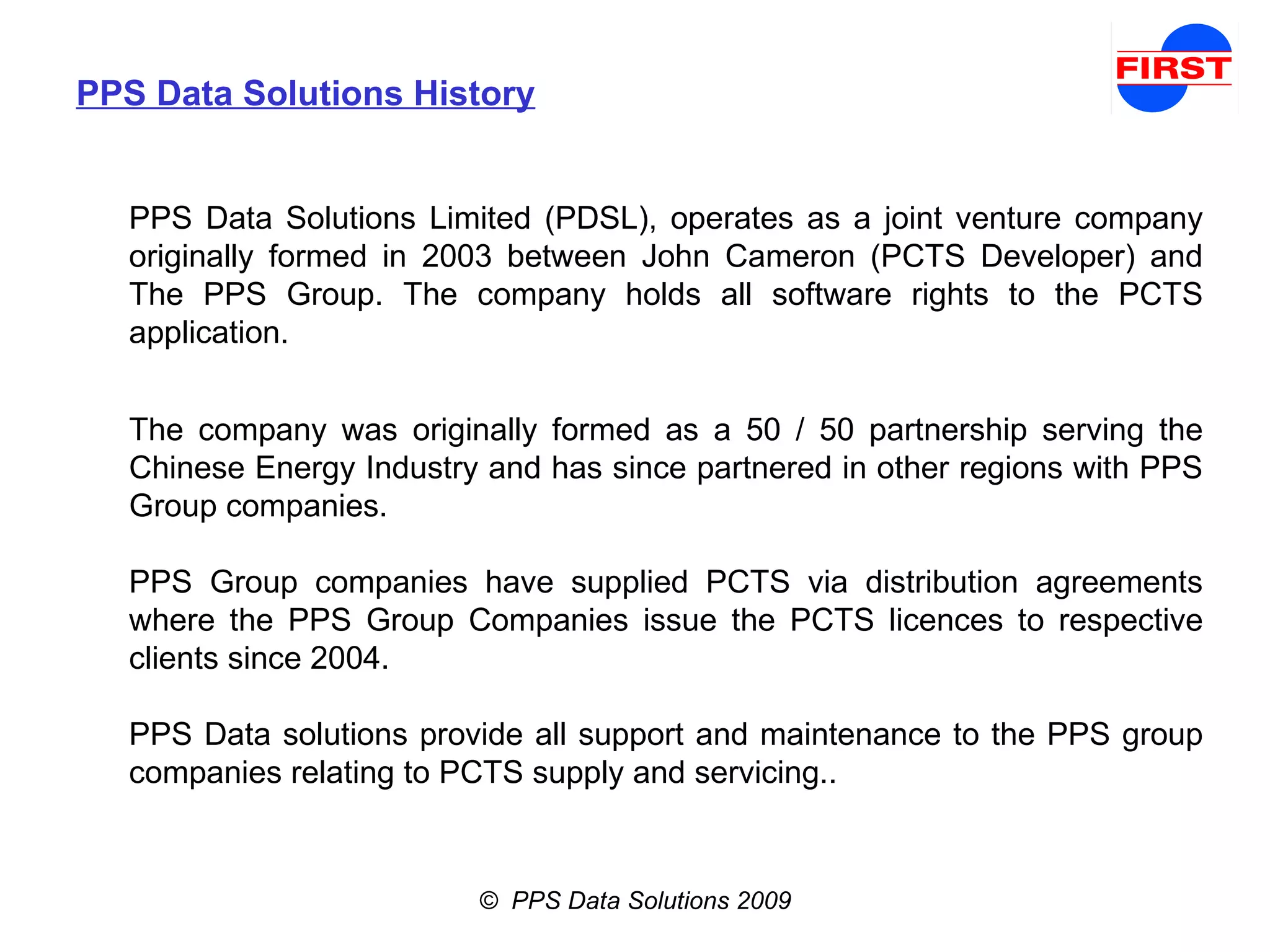 Pcts Proj Service | PPS