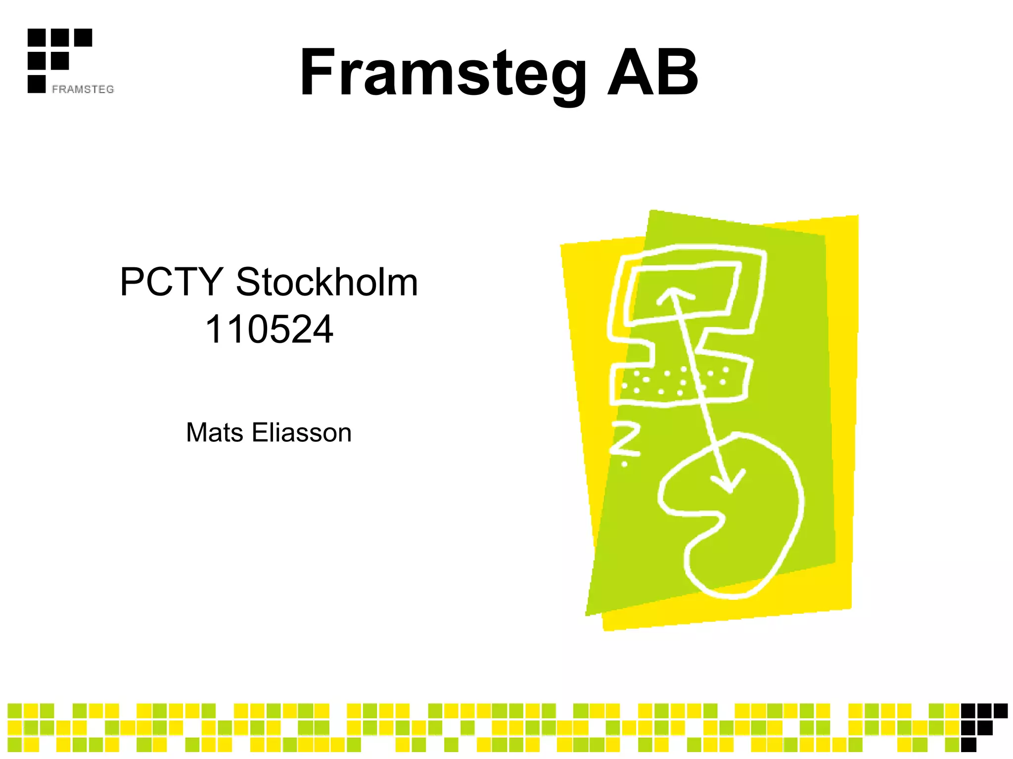 Hur Coor Service Management Group använder Maximo - PCTY 2011 | PDF