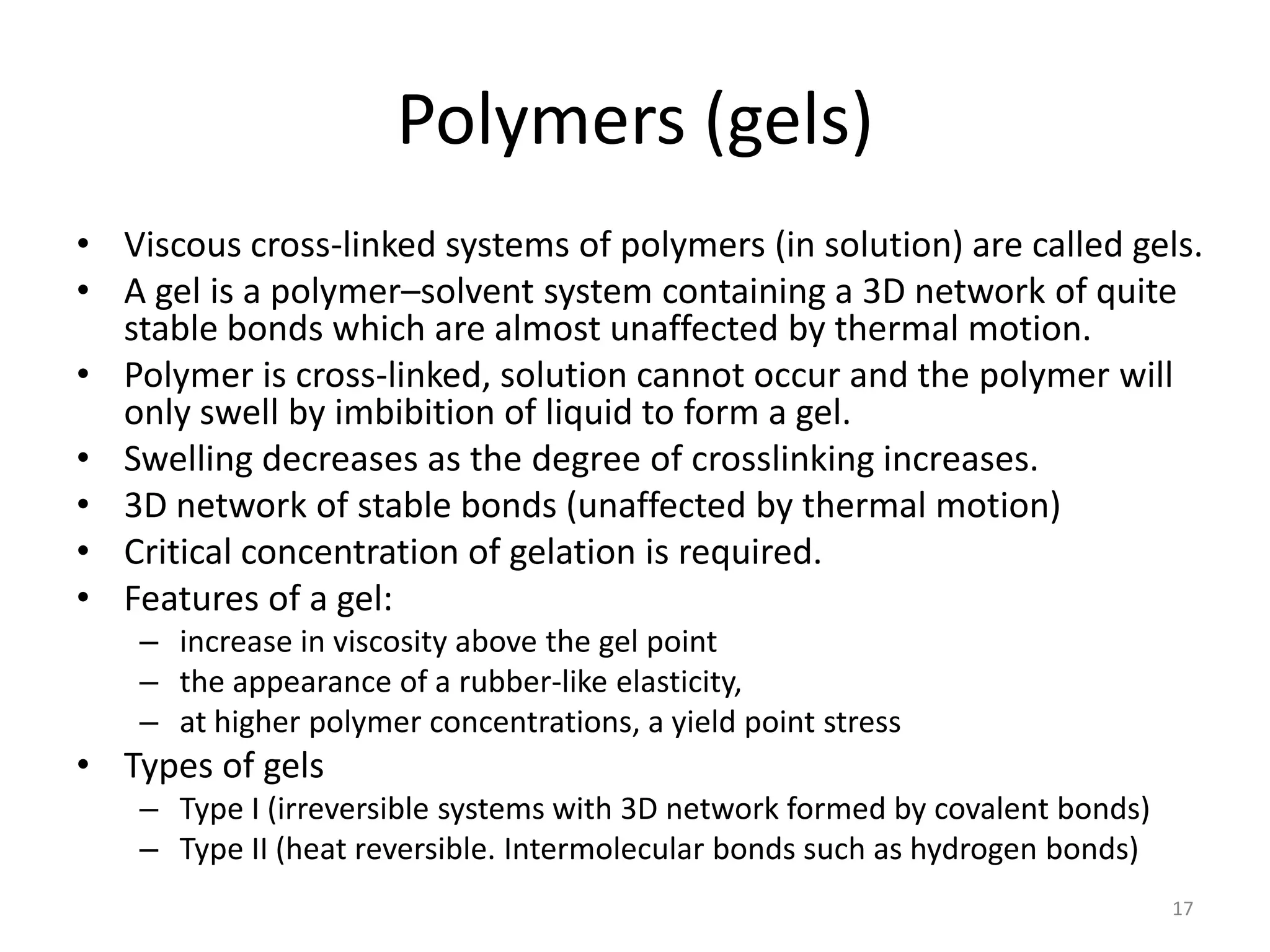 Pcu 101 polymeric systems | PPTX