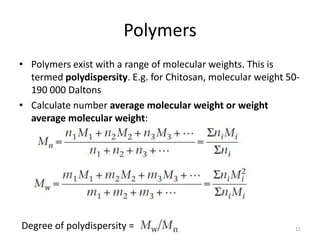 Pcu 101 polymeric systems | PPTX