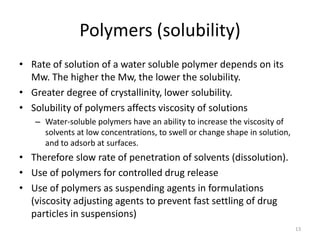 Pcu 101 polymeric systems | PPTX