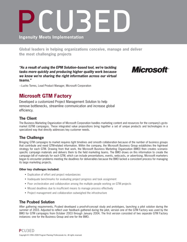 Pcubed.case study.microsoft.gtm