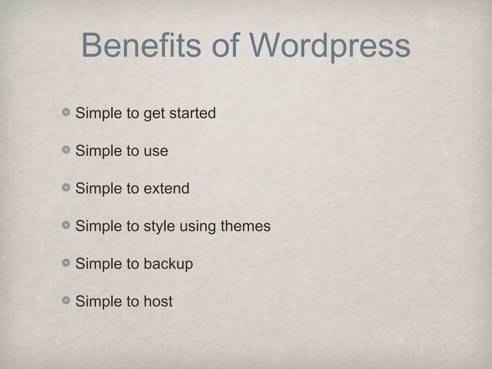 Introduction to Wordpress (Research Based) | PPT