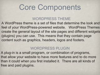 Introduction to Wordpress (Research Based) | PPT