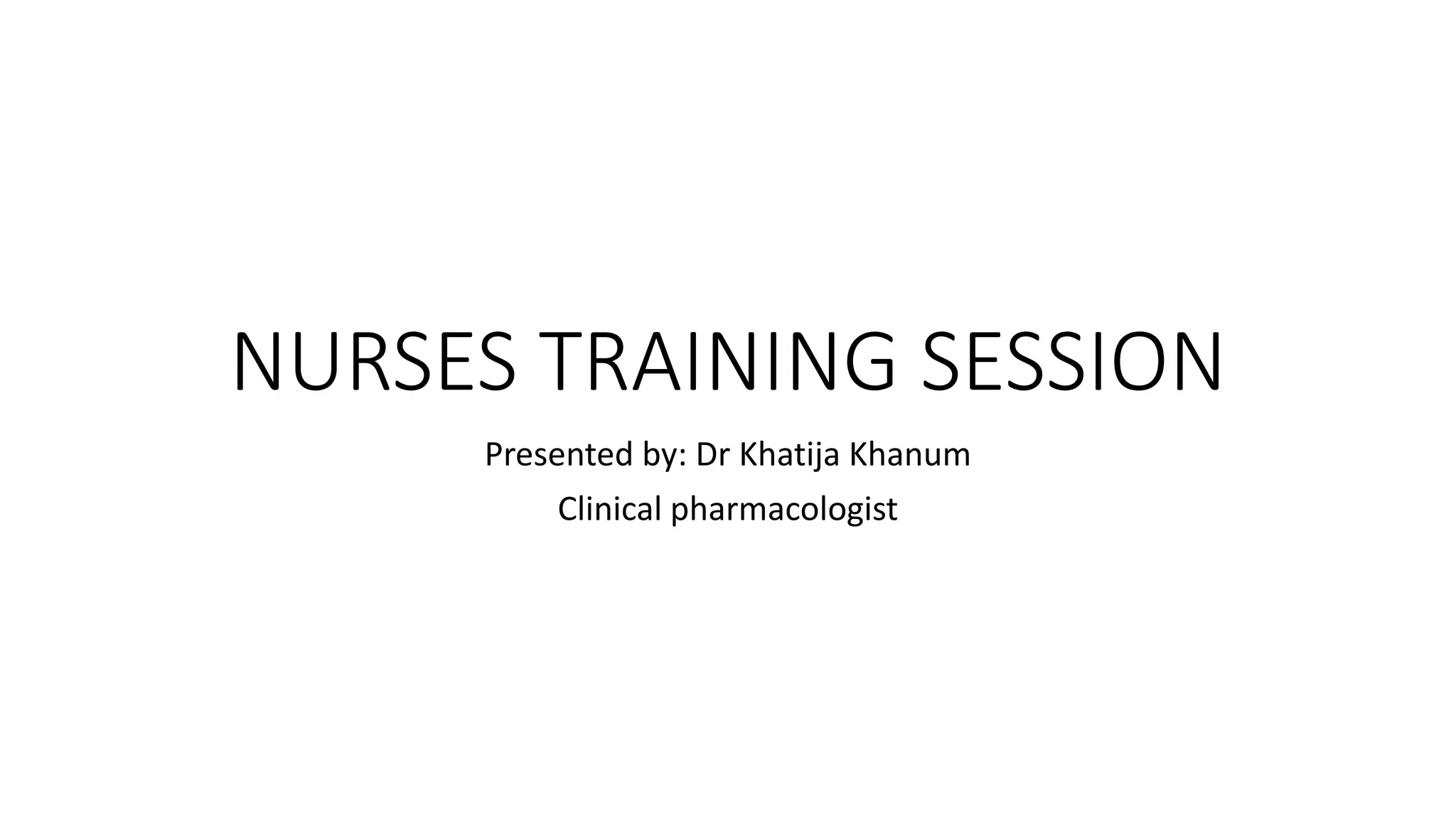 NURSES_TRAINING_SESSION.pptx,ppt nursing training classes and procedures | PPT