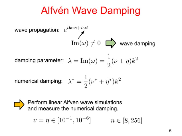 Numerical Wave Damping in the Pencil Code | PPT
