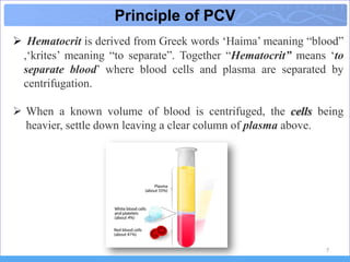 Pcv in blood store