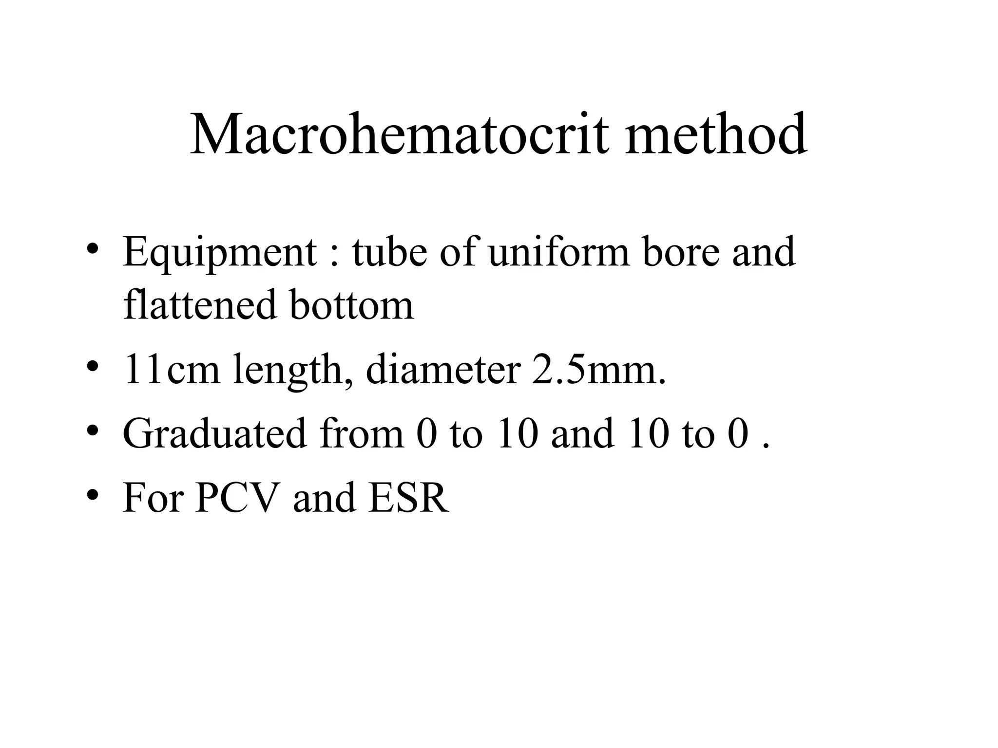 PCV 2.ppt on packed cell volume presentation | PPT
