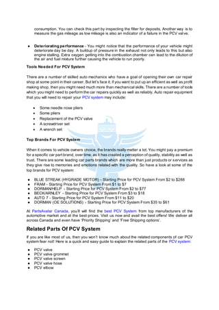 Car Filter PCV Systemystem | DOCX