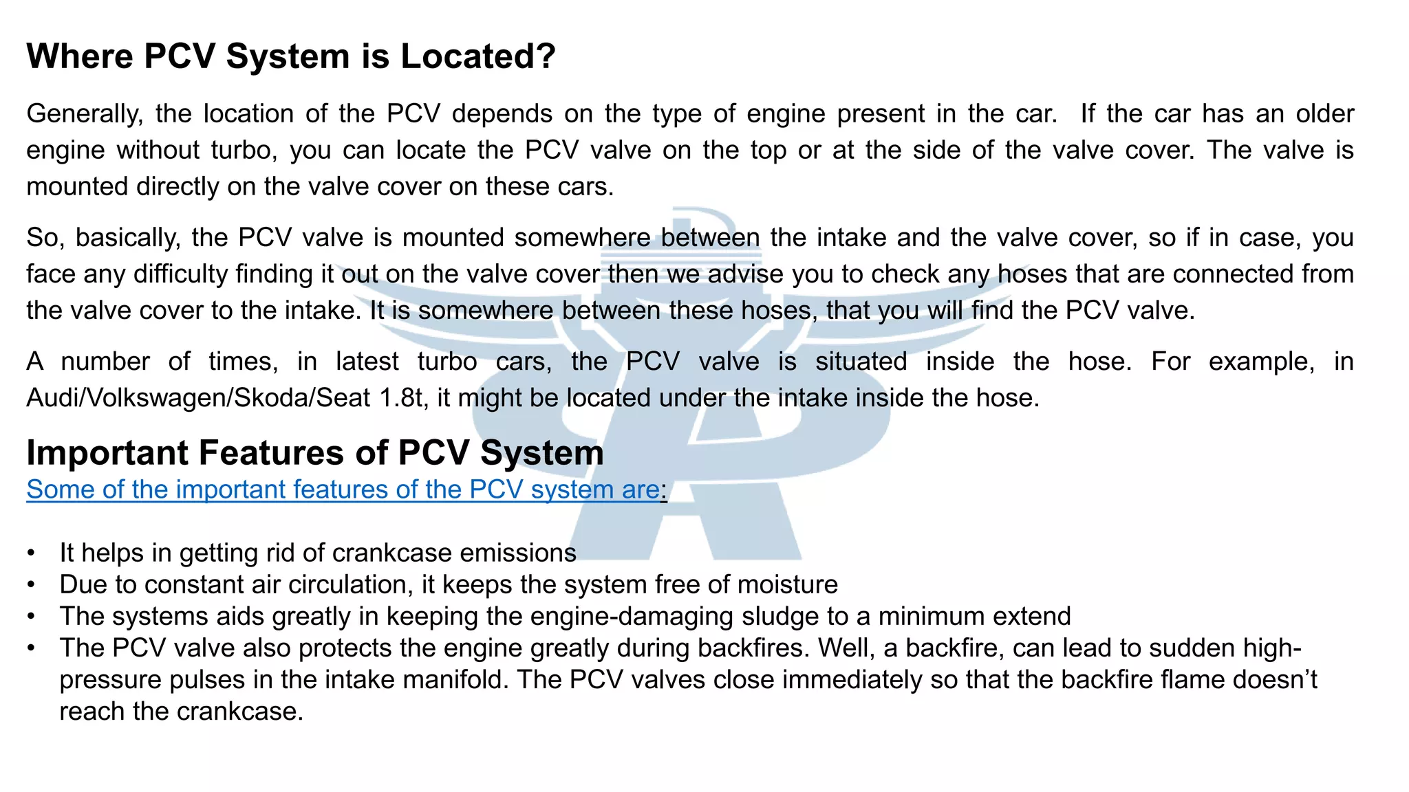 Car Filter PCV System | PPT