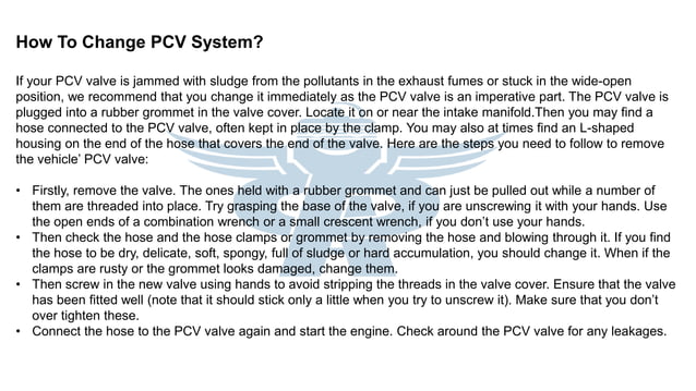 Car Filter PCV System | PPT