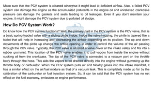 Car Filter PCV System | PPT