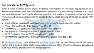 Car Filter PCV System | PPT