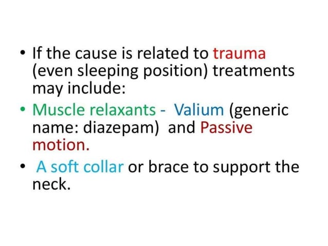 PCV torticollis.pptx ortho non trauma physiotherapy | PPTX