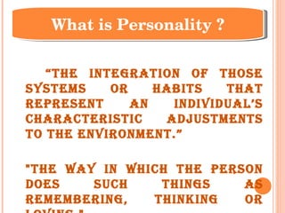 Personality Development | PPT
