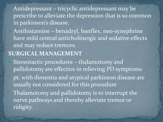 Parkinson's Disease | PPTX
