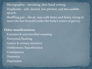 Parkinson's Disease | PPTX