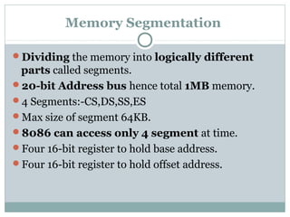 8086 microprocessor introduction | PPT | Operating Systems | Computer ...