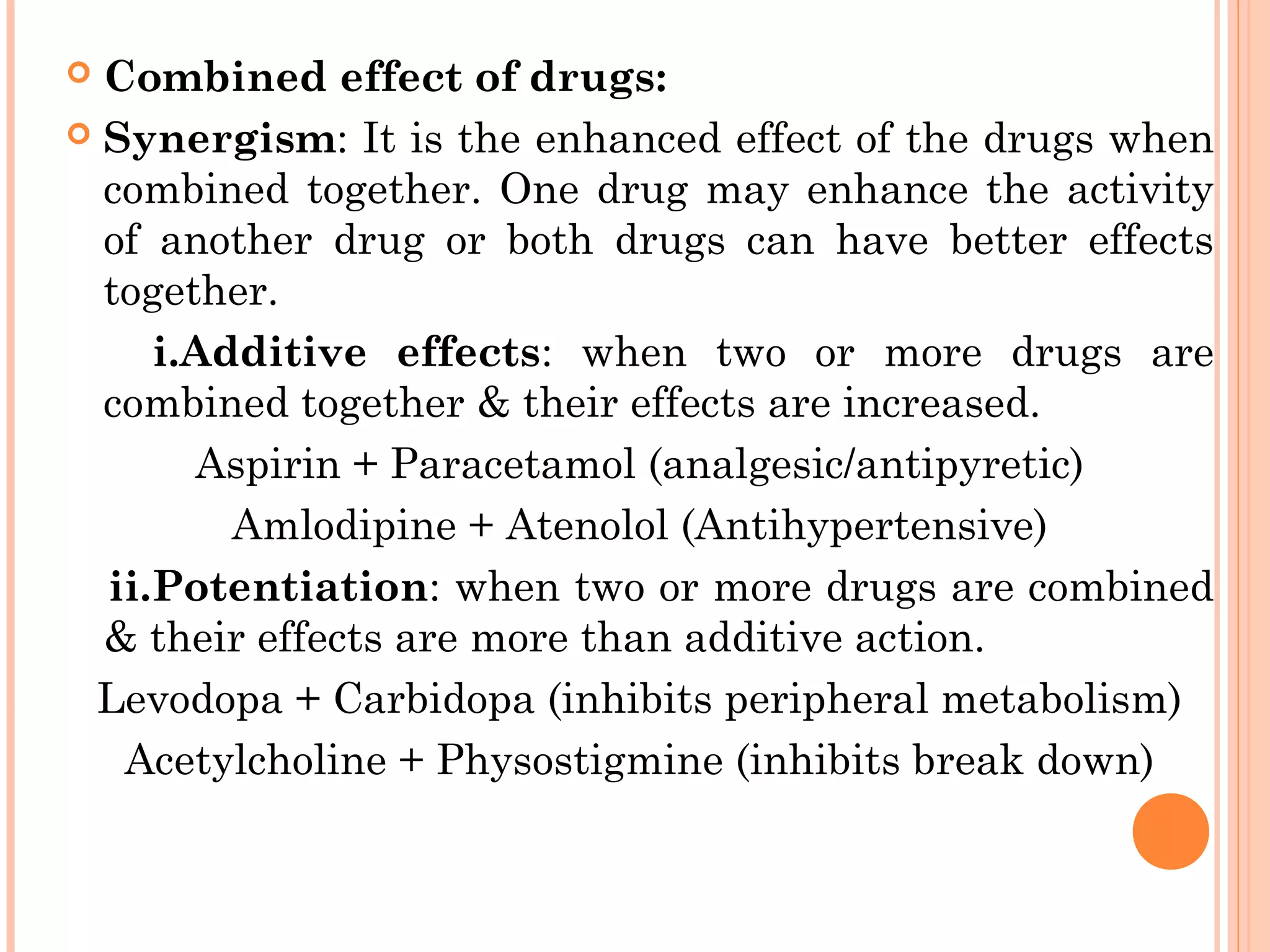 Pharmacodynamics | PPT