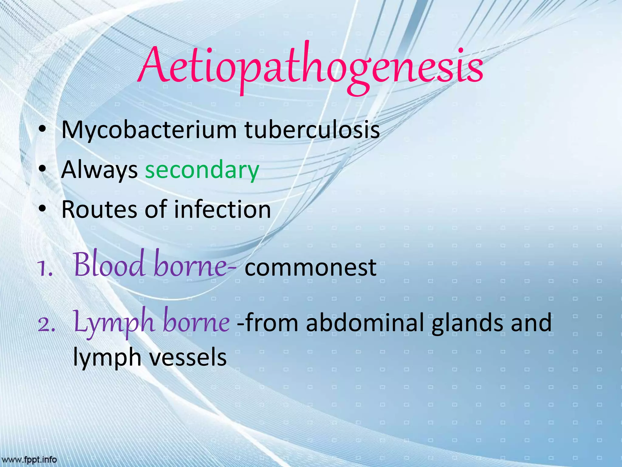 Pott's disease- tuberculosis of the spine | PPTX