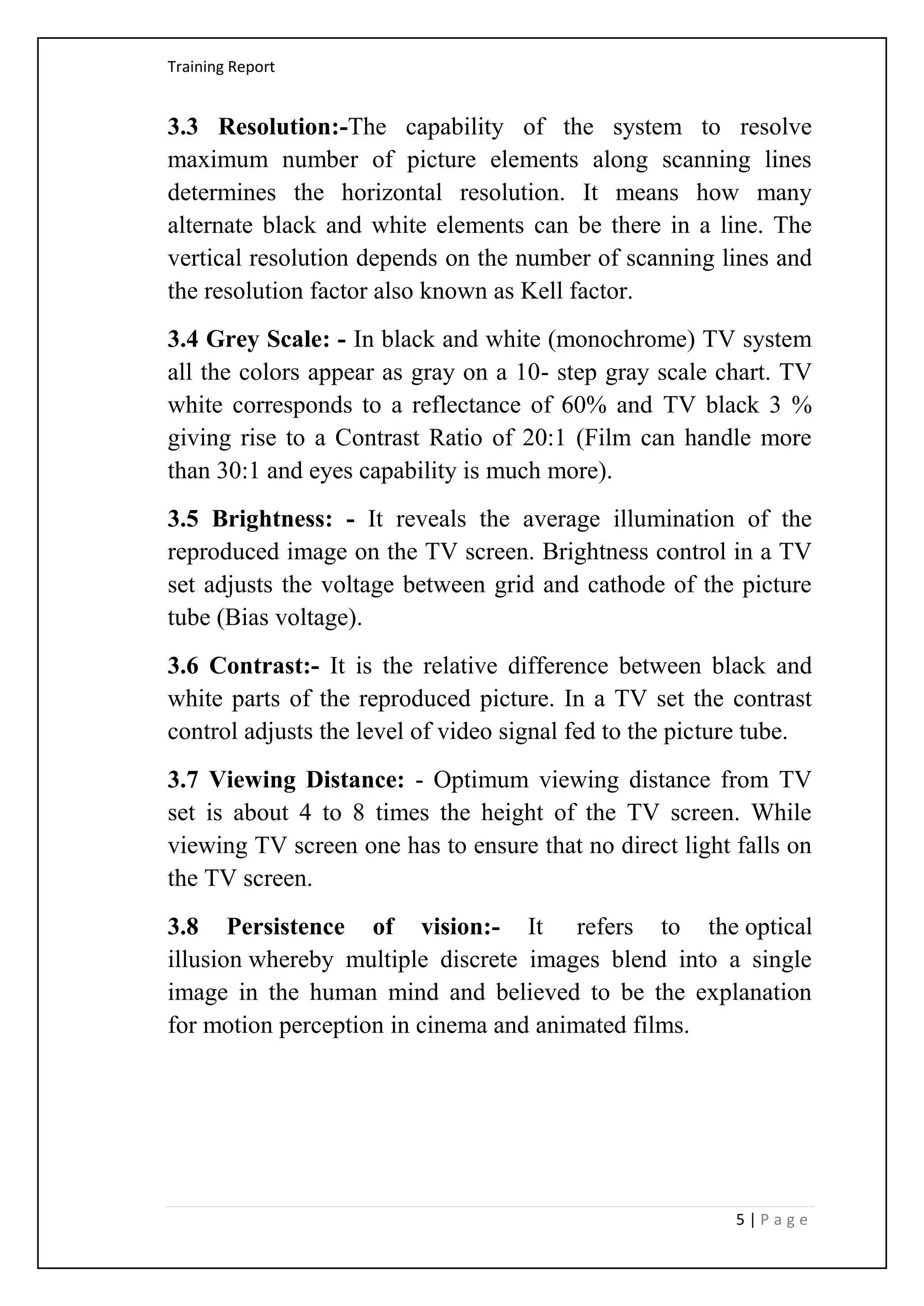 Doordarshan Lucknow Summer Training Report | PDF