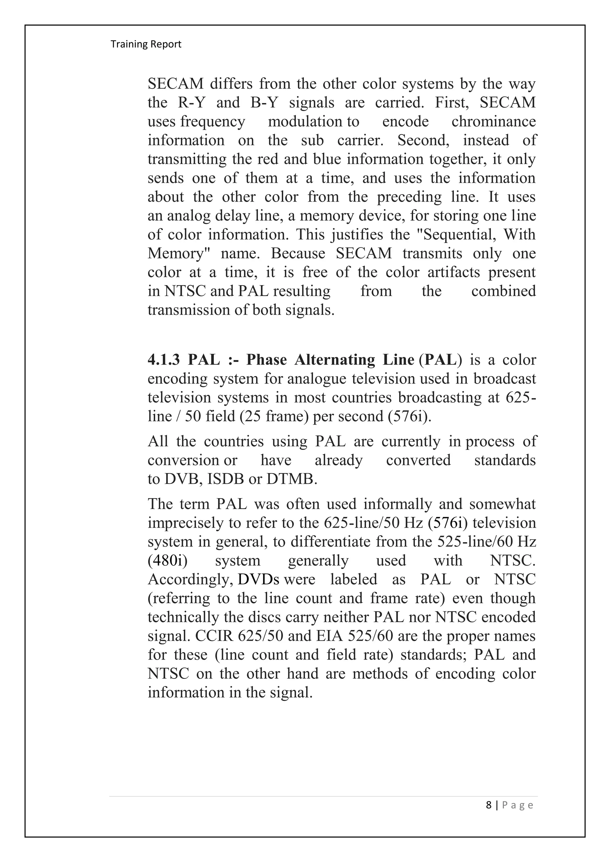 Doordarshan Lucknow Summer Training Report | PDF