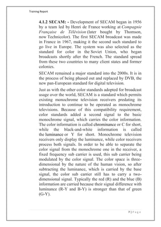 Doordarshan Lucknow Summer Training Report | PDF