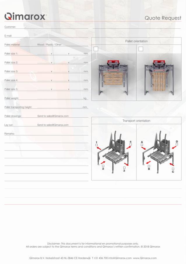 Qimarox Pallet dispenser PD! | PDF