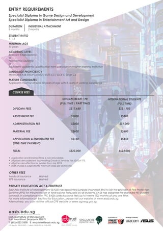 Specialist Diploma in Game Design and Development & Specialist Diploma ...