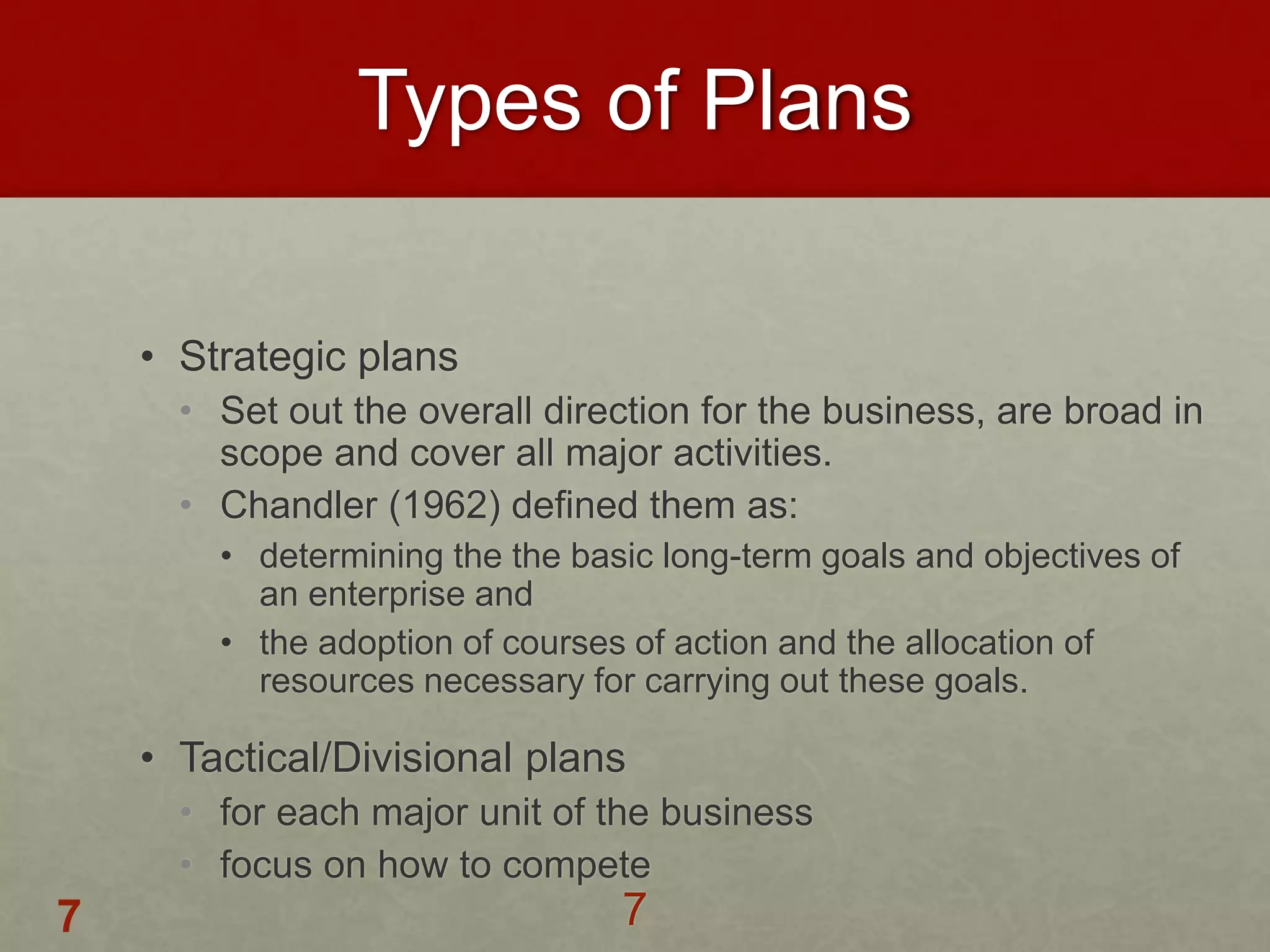 Planning and decision making | PPTX