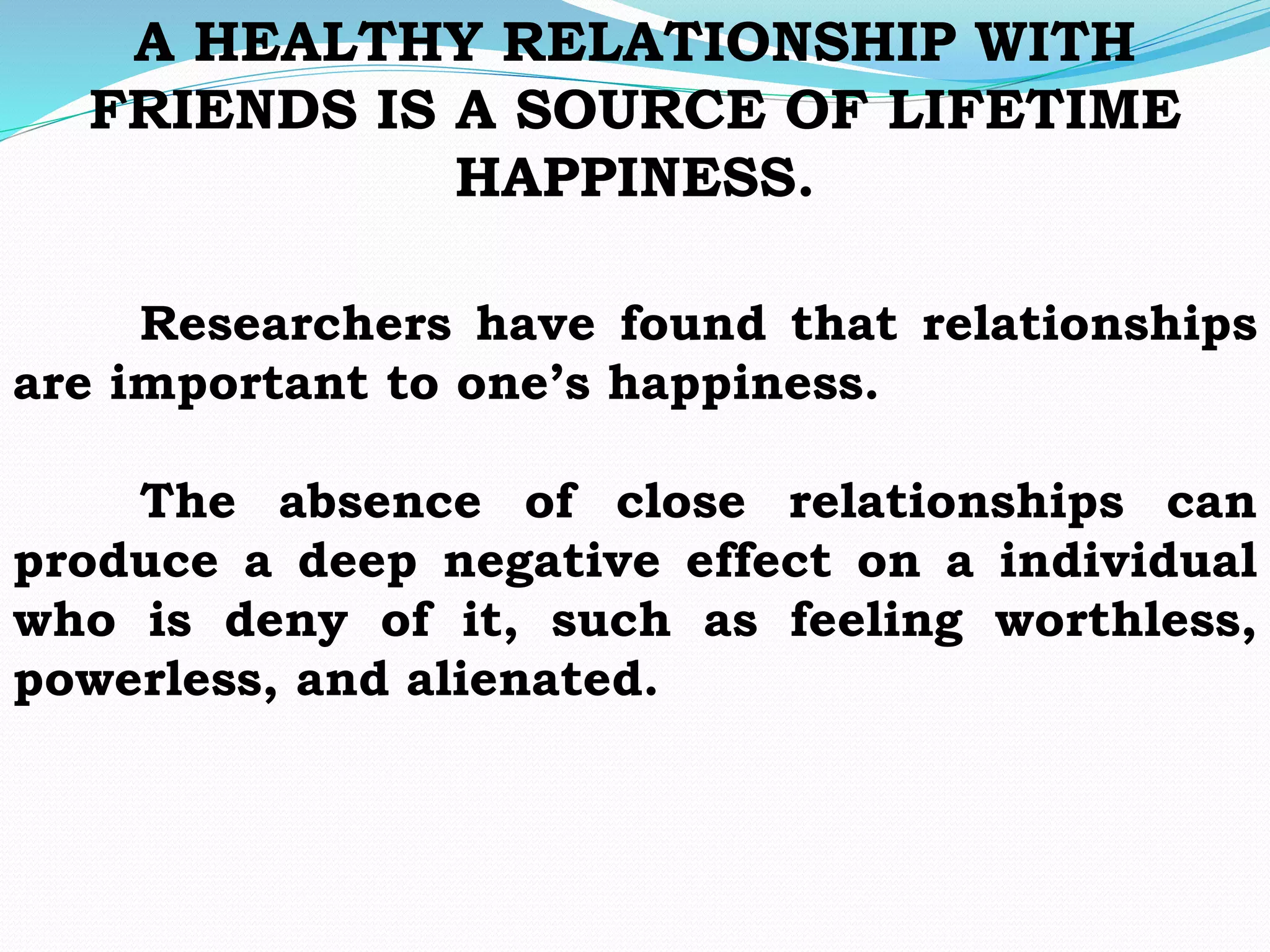 Personal Relationship | PPTX