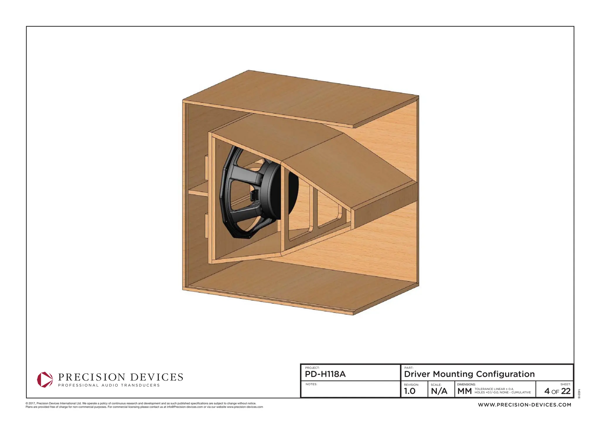 built plans for single 18 inch subwoofer system.pdf