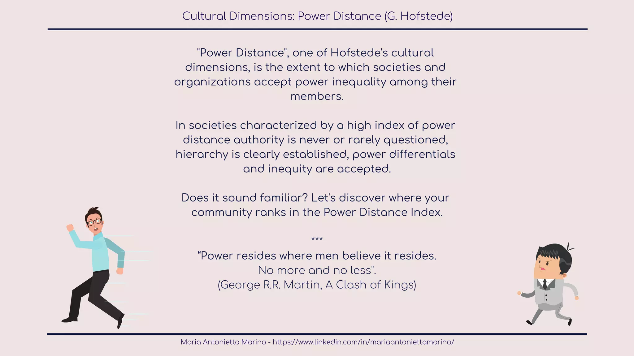 Cultural Differences. Hofstede's Cultural Dimensions: Power Distance ...