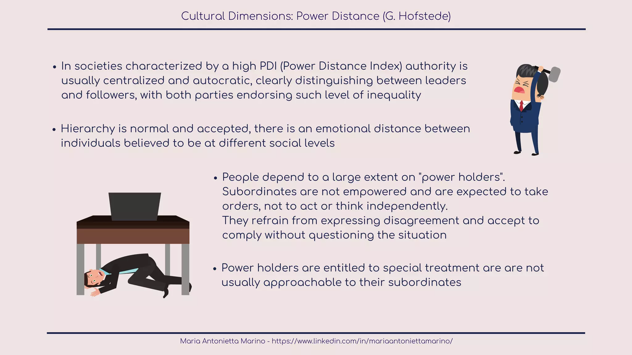 Cultural Differences. Hofstede's Cultural Dimensions: Power Distance ...