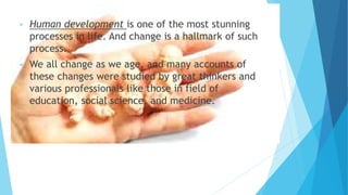 Overview of Human Development | PPTX