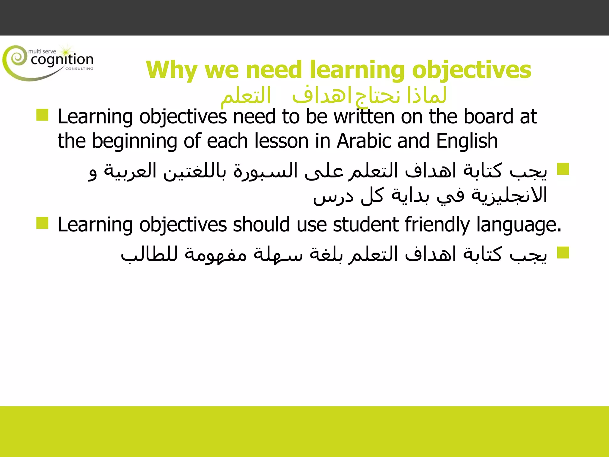 Pd Learning Objectives | PPT