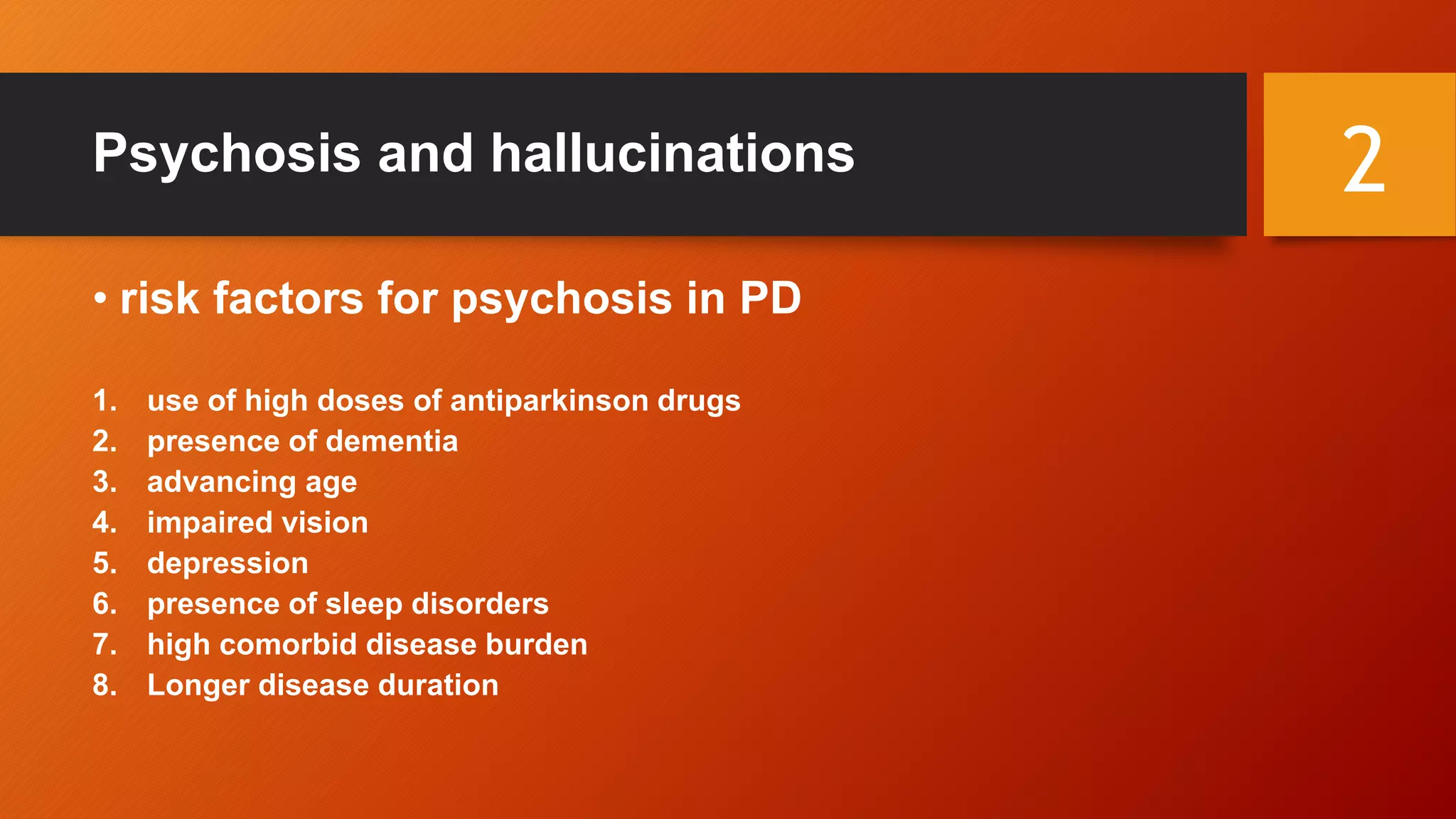 Non motor manifestations of Parkinson disease | PPTX