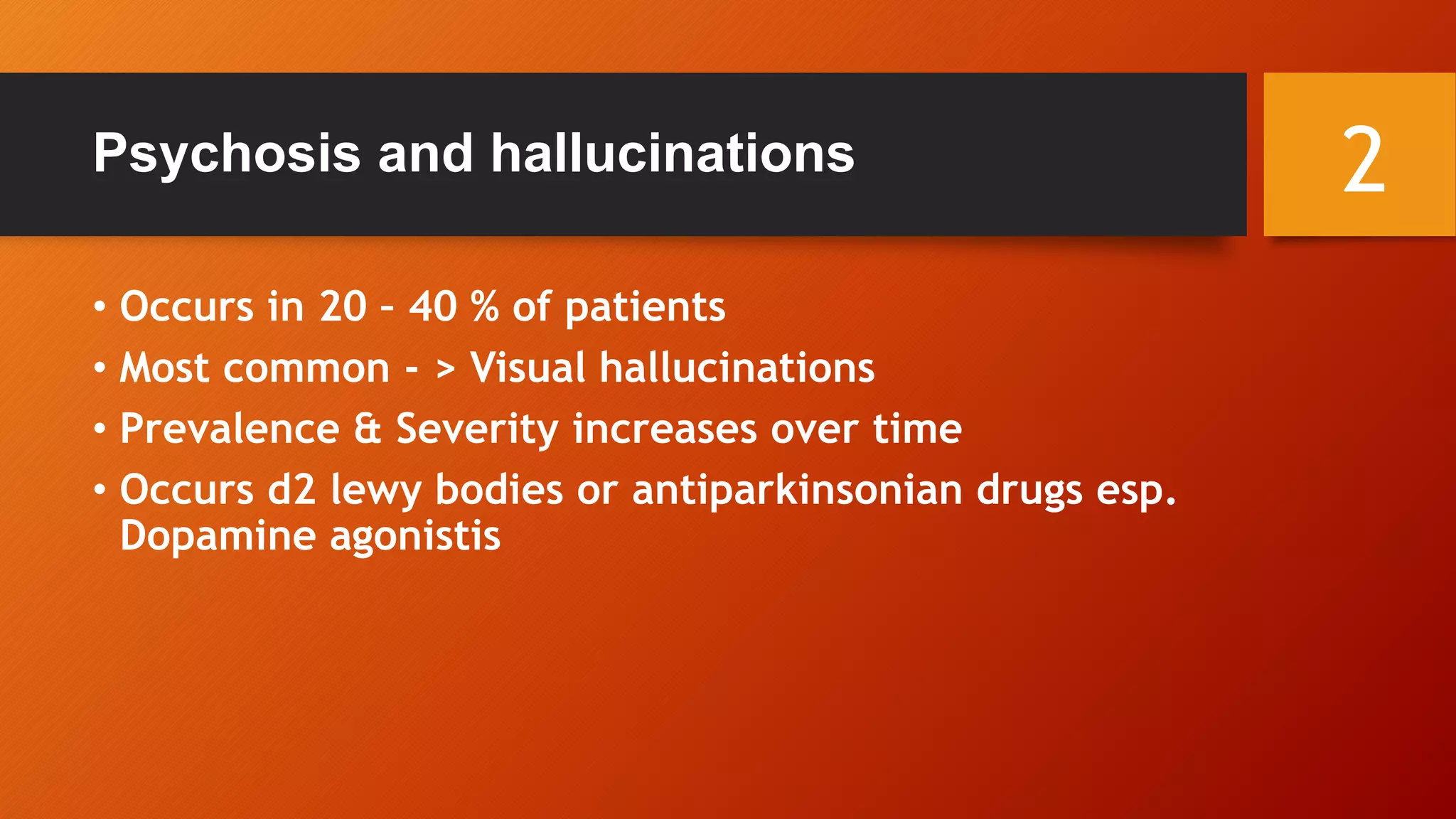 Non motor manifestations of Parkinson disease | PPTX